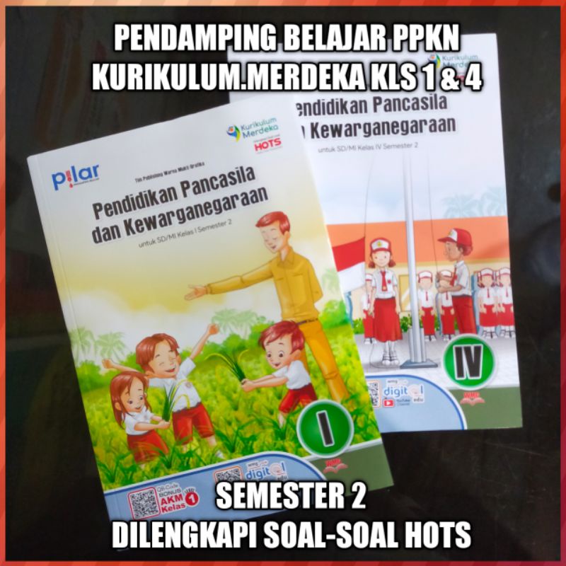 Jual Buku Kurikulum Merdeka PPKN Kelas 1&4 SD/MI Semester 2 - PT. Warna Mukti Grafika | Shopee ...