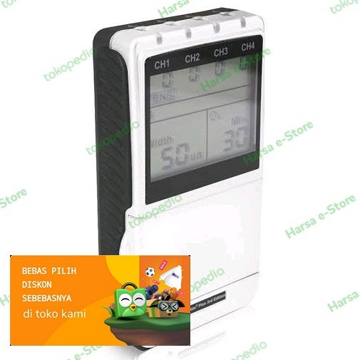 Jual QUAD STIM PLUS TENS EMS NMES 4 CHANNEL THERAPY TERAPI FISIOTERAPI ...