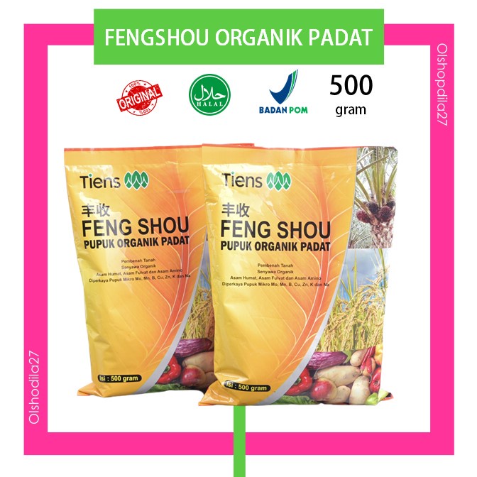 Jual Pupuk Organik Padat Feng Shou Tiens | Shopee Indonesia
