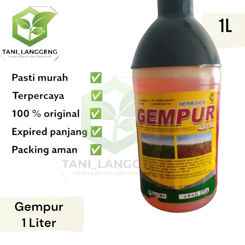 Jual Herbisida Gempur 1L ekspired 2027 (gratis ongkir ekstra bisa ...