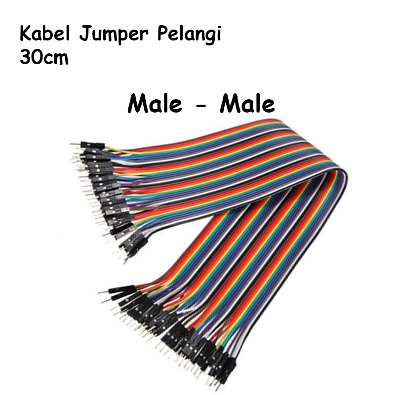 Jual Kabel Jumper Male to Male dupont 30cm | Shopee Indonesia