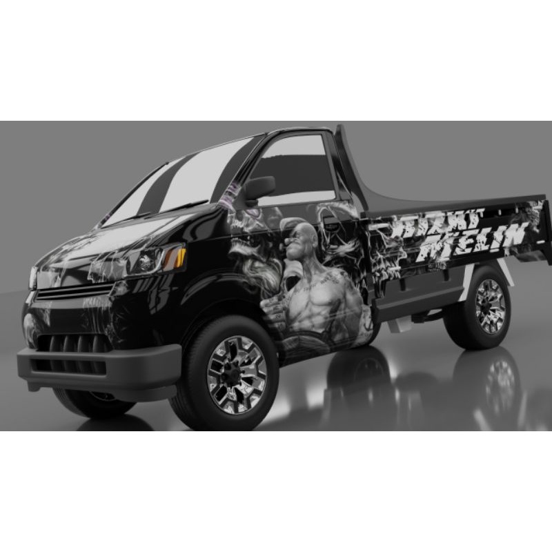 Jual sticker decal pickup apv mega cary hitam | Shopee Indonesia
