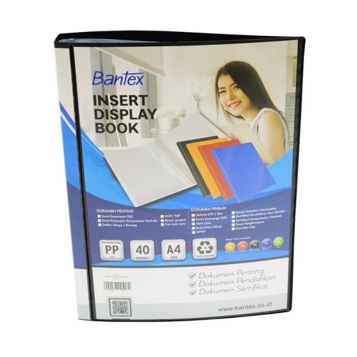 Jual Bantex Display Book / Clear Holder A4 40 Sheet 3145 (Pcs) | Shopee ...