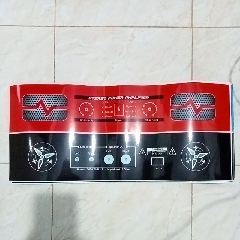 Jual Stiker Power Ampli | Shopee Indonesia