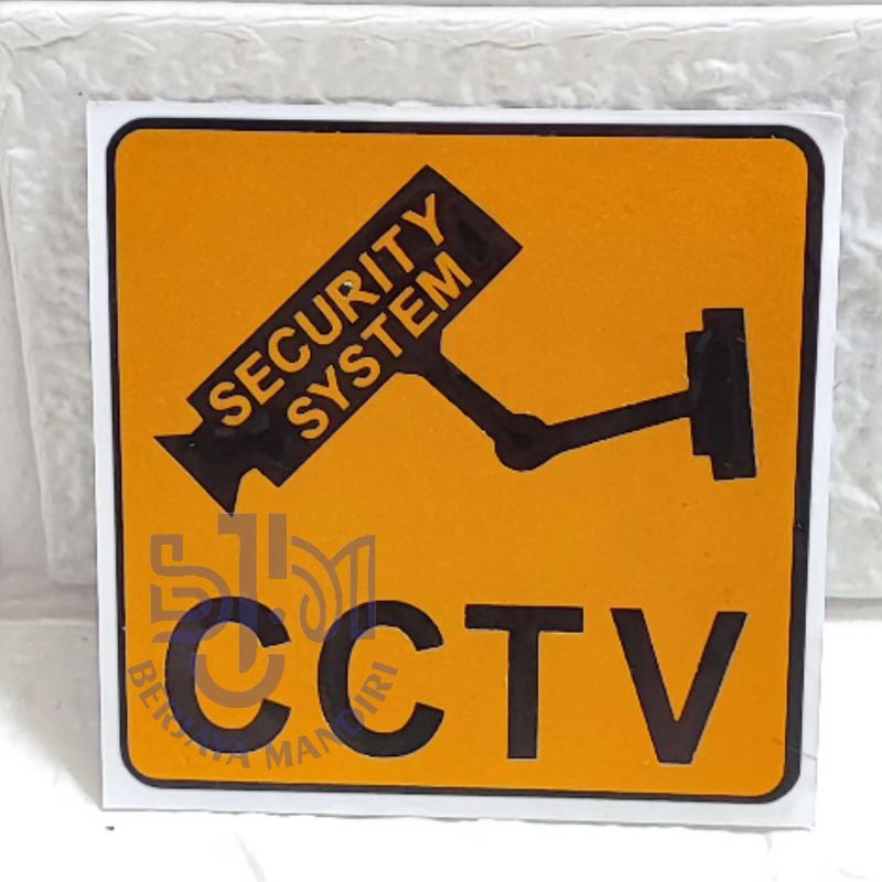 Jual Cutting Sticker CCTV Security System Stiker Rambu | Shopee Indonesia
