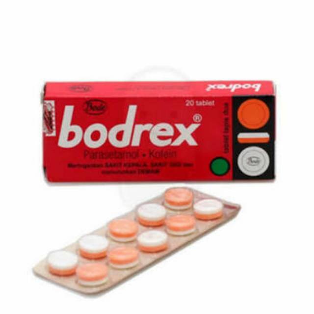 Jual Bodrex Tablet 20 Tablet / Obat Pereda Nyeri / Paracetemol / Demam ...