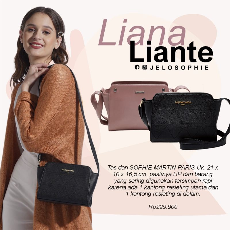 Jual TAS LIANA LIONNA LIANTE NAYTIA - SOPHIE MARTIN PARIS SLINGBAG ...