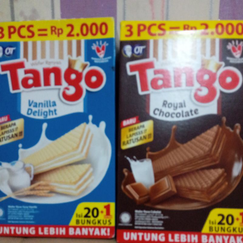 Jual Tanggo Wafer Coklat/Vanilla ( 20x 7gr ) | Shopee Indonesia