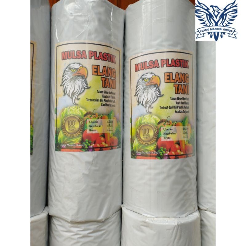 Jual Plastik Mulsa Hitam Perak Elang Tani Ukuran 60cm, Ketebalan 0.30 ...