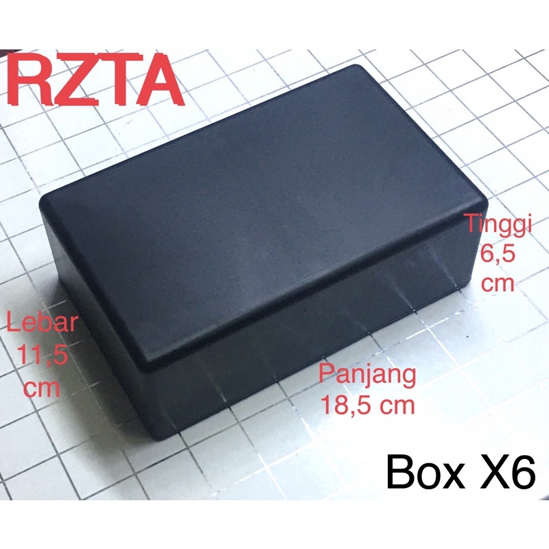 Jual Box X6 Hitam Box Plastik Untuk Project | Shopee Indonesia