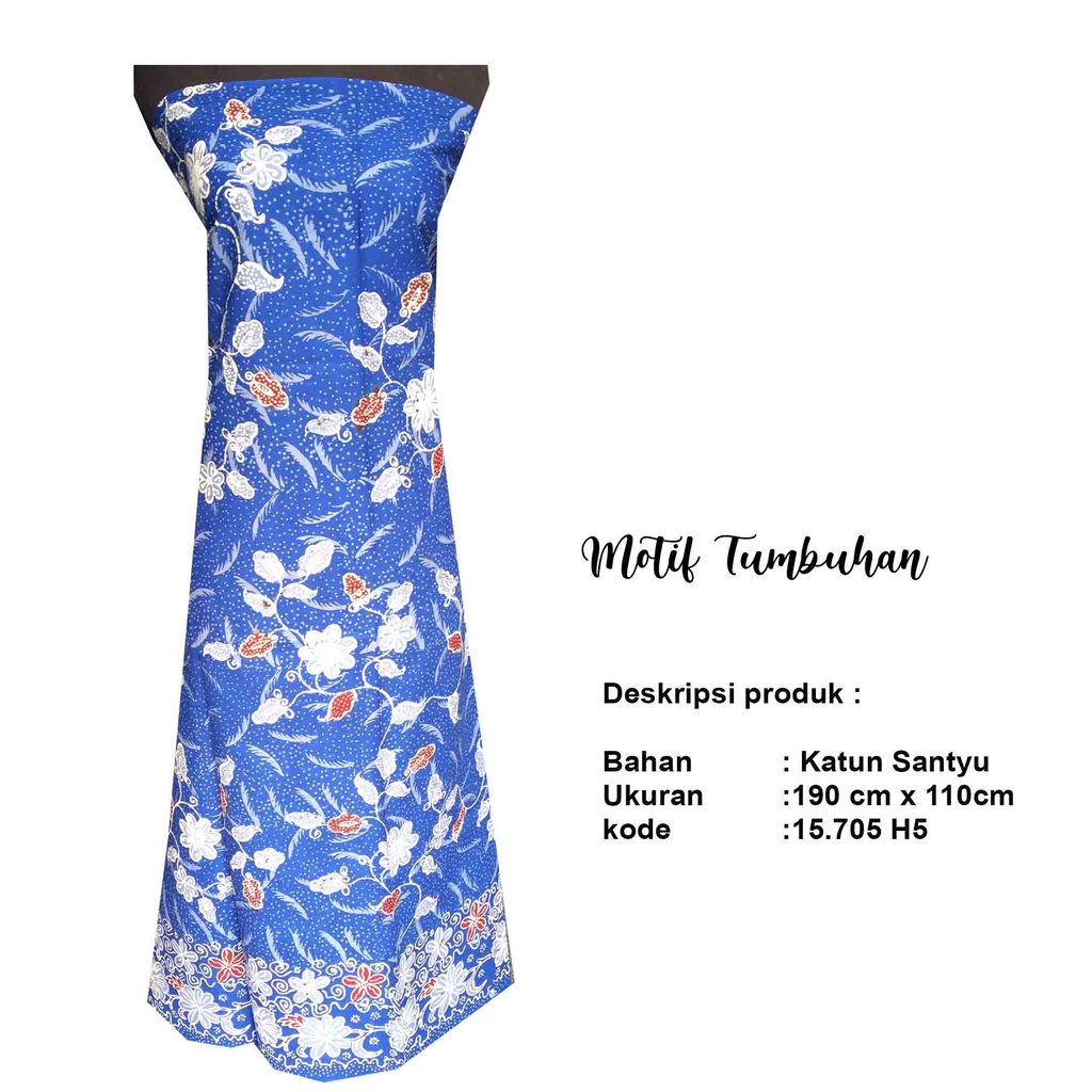 Jual kain batik tulis motif tumbuhan biru terbaru - Blouse Kemeja Gamis ...