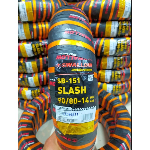Jual BAN TUBLES MOTOR SWALLOW PRO SERIES 90/80-14 SB-151 SLASH SOFT ...