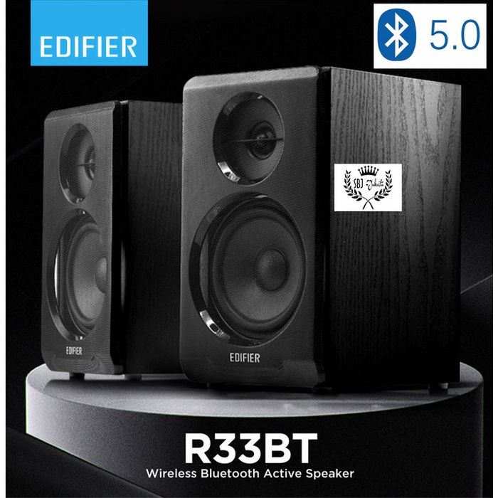 Jual EDIFIER R33BT PORTABLE BOOKSHELF SPEAKER BLUETOOTH 5.0 10W RMS ...