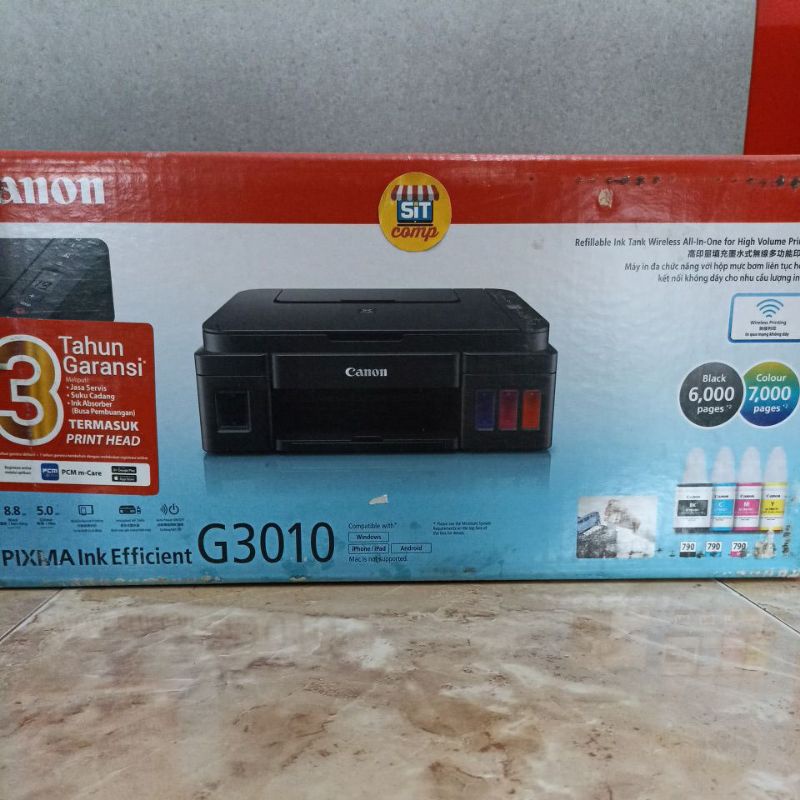 Jual PRINTER CANON G3010 PRINT-SCAN-COPY-WIFI | Shopee Indonesia