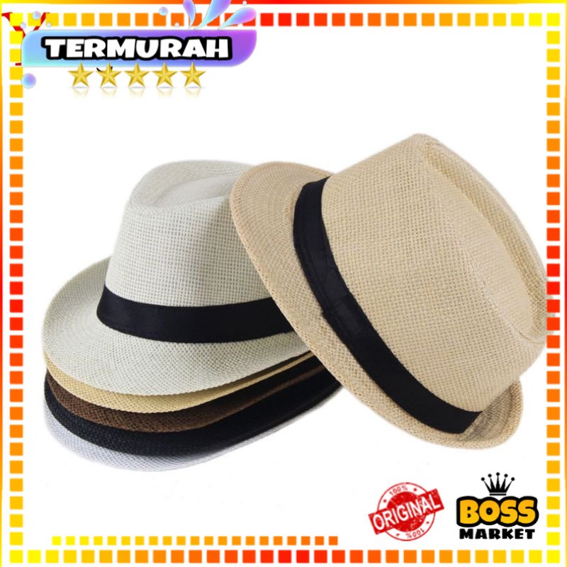 Jual Topi Laken Jazz Vintage / Fasion pria / Topi Mafia Vedora Topi ...