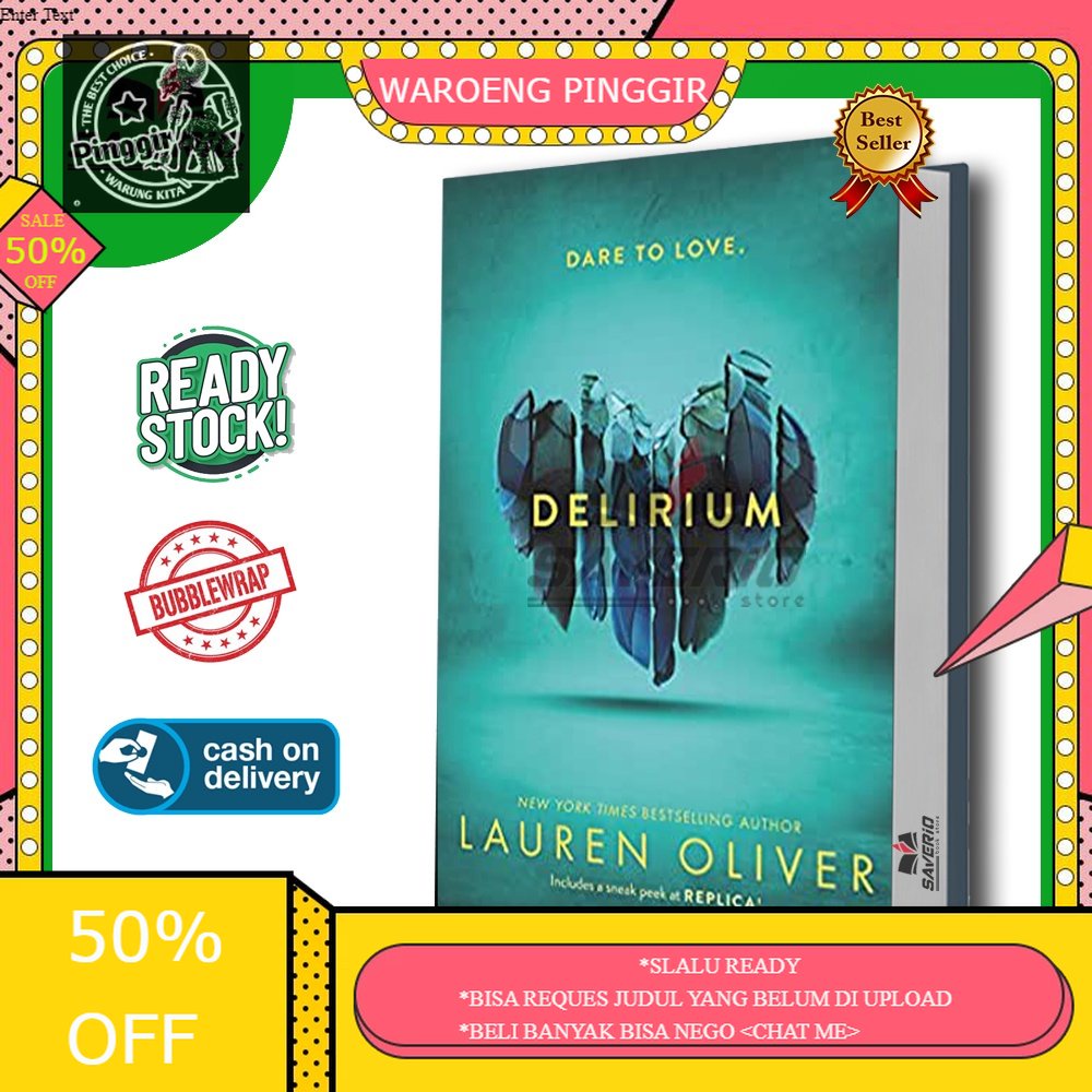 Jual Buku Delirium by Lauren Oliver | Shopee Indonesia
