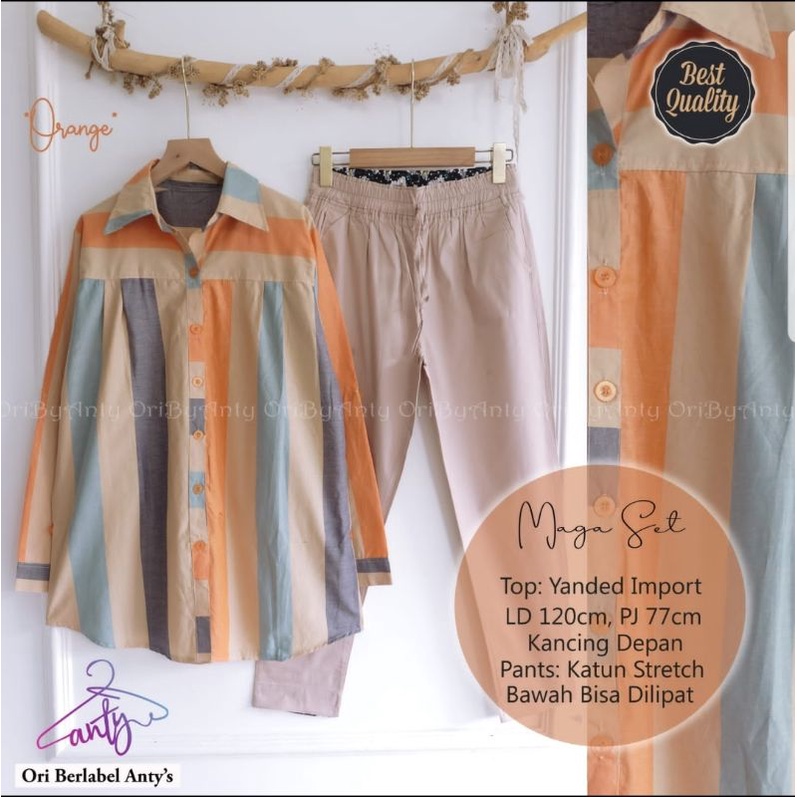 Jual NEW STOK !!! MAGA SET BY ANTY/MAGA SET 14/ MAGA SET 45 | Shopee ...