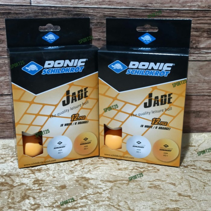 Jual Bola Pingpong Tenis Meja Donic Jade 40+ Isi 12 Orange Murah ORIGINAL | Shopee Indonesia