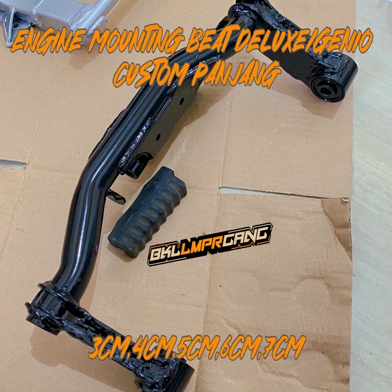 Jual ENGINE MOUNTING/MONTING BEAT DELUXE GENIO CUSTOM PANJANG REQUEST ...