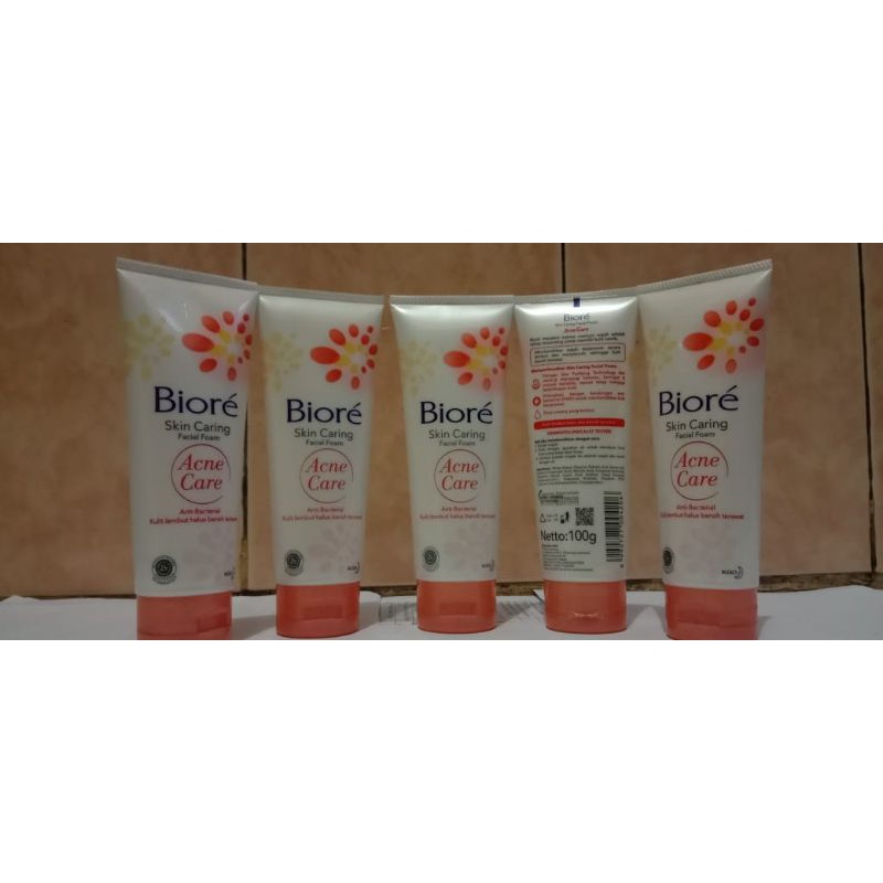 Jual Biore acne Skin caring Facial Foam 100gr | Shopee Indonesia