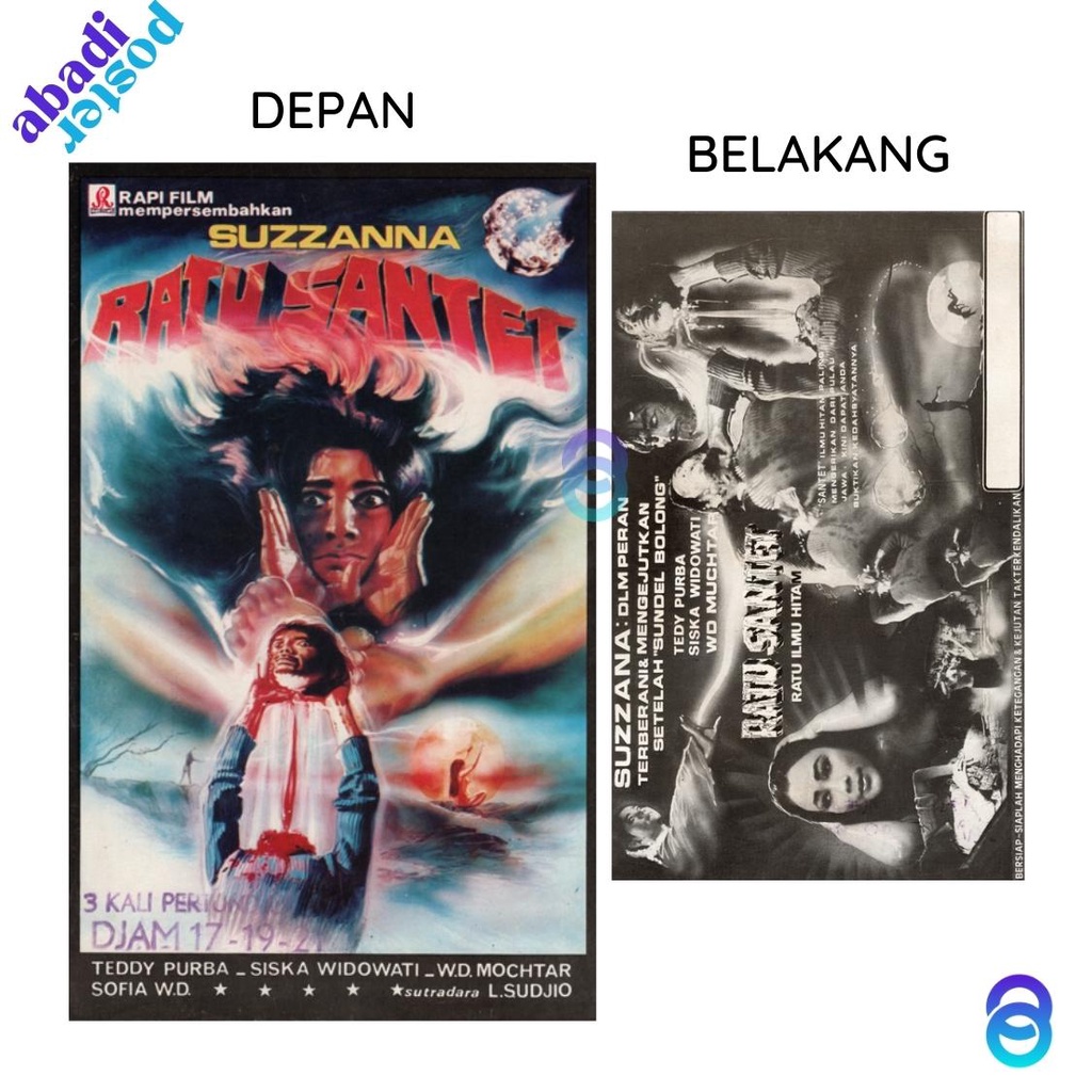 Jual poster film lawas ratu s@ntet - poster film suzzanna teddy purba ...
