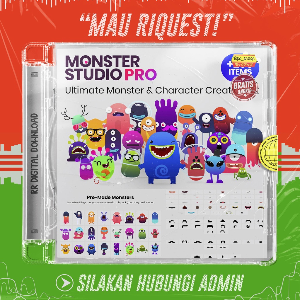 Jual 200+ Monster Studio Pro Vector Design | Shopee Indonesia