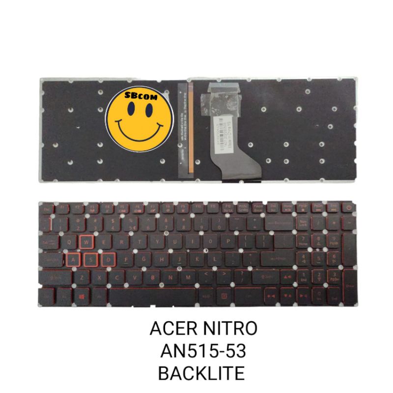 Jual Keyboard acer nitro 5 AN515-51 AN515-53 AN-515-52 backlite ...