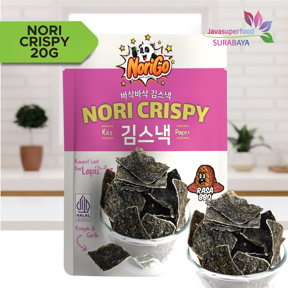 Jual Nori Crispy Seaweed Snack / Seaweed Crisps Snack (NORIGO) Korean ...