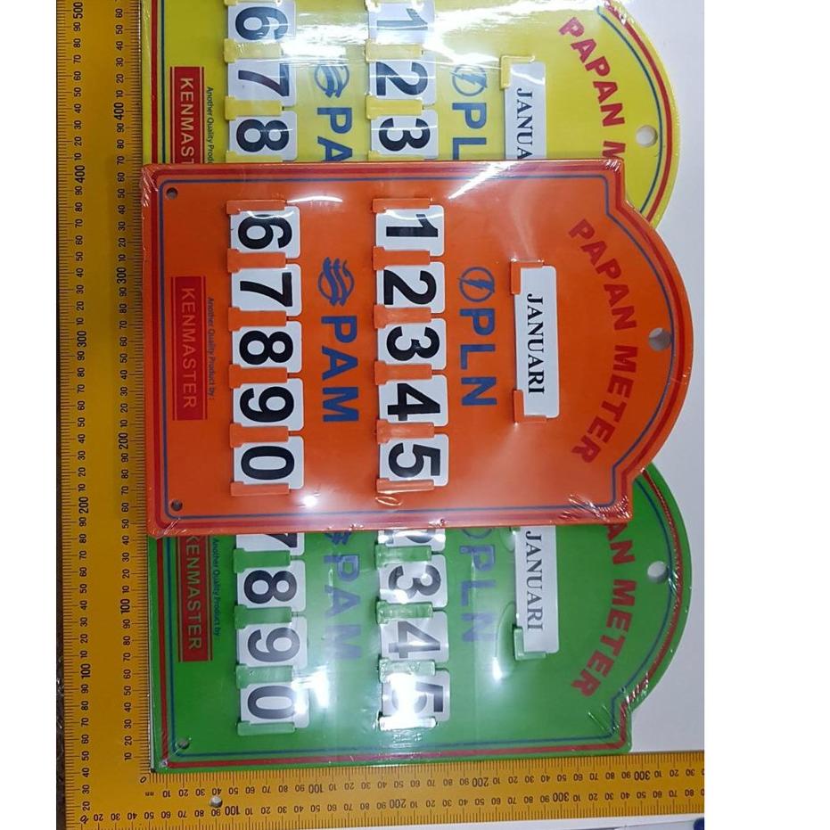 Jual Paling Diminati.. Kenmaster Papan Plastik Stand Meter PLN PAM ...