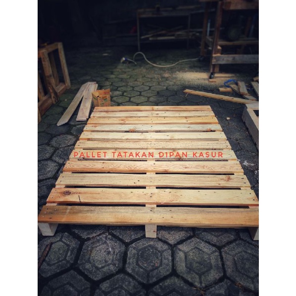 Jual Pallet Kayu Jati Belanda Mix Kayu Sengon Albasia Ukuran 100×135cm ...