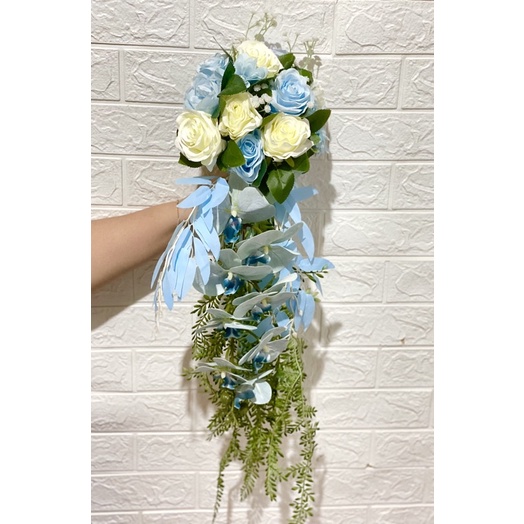 Jual Hand Bouquet/Buket Bunga Juntai Anggrek Cascade Orchid untuk ...
