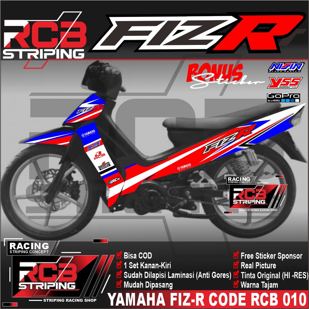Jual Decal Fiz R Full Body Decal F1zr Stiker Fiz R Variasi Decal Fizr ...
