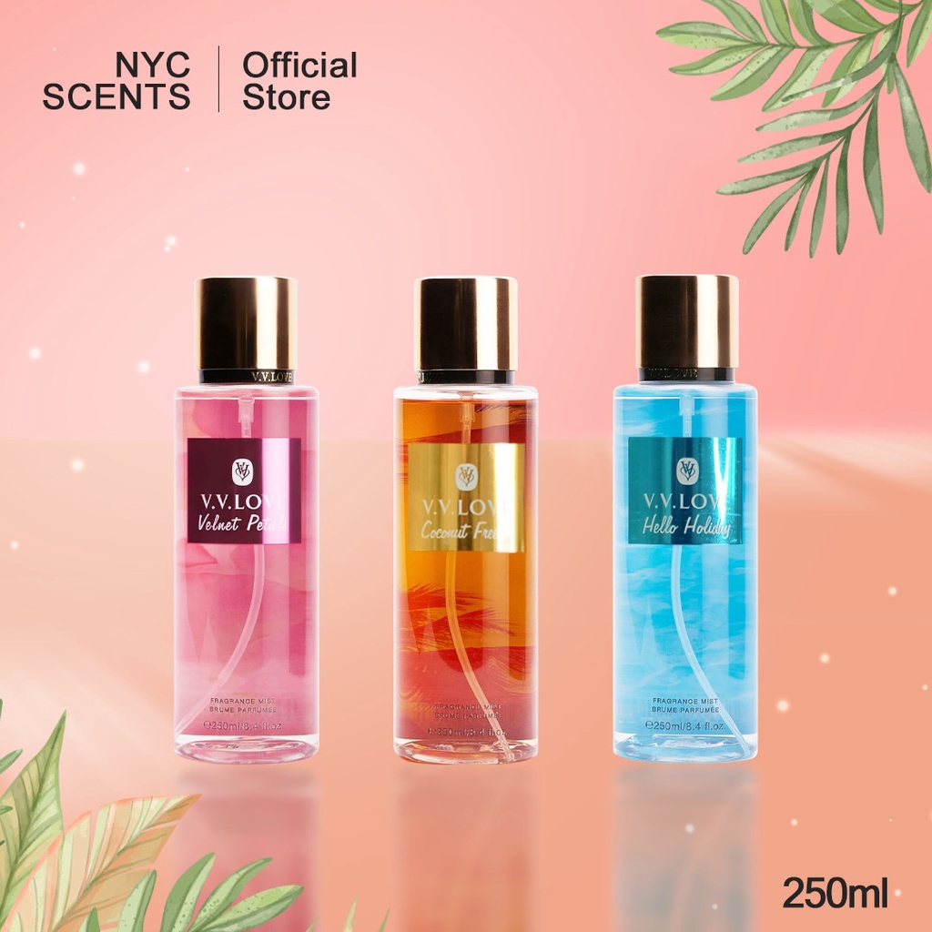 Jual Body Mist Wanita Tahan Lama 25MLl Velvet Petals/coconut lime ...