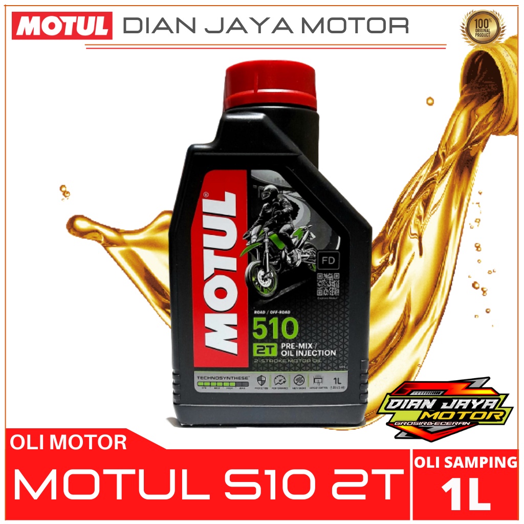 Jual MOTUL OIL 2T OLI SAMPING 510 MOTUL ORIGINAL ASLI 1000 % | Shopee ...