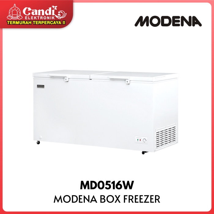 Jual MODENA Chest Box Freezer 510 Liter MD 0516 W MD0516W | Shopee ...