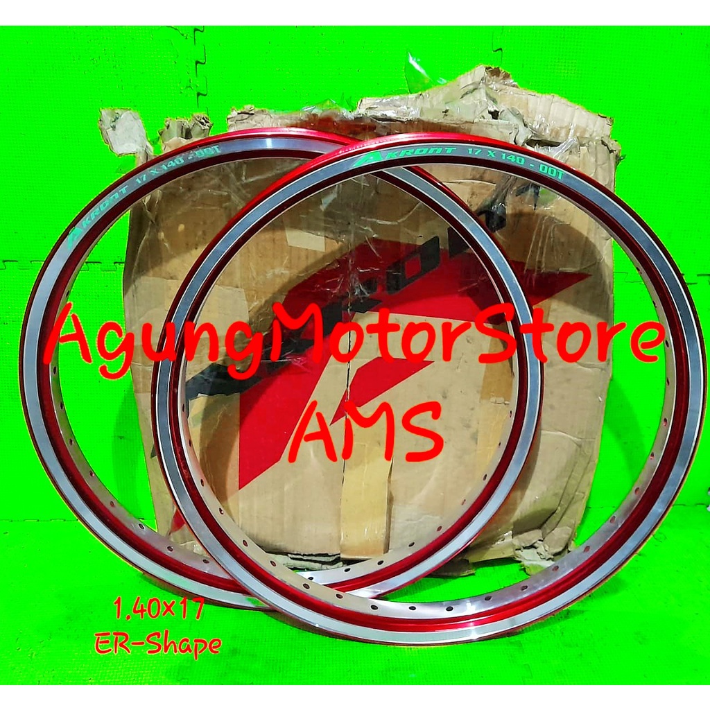 Jual VELG AKRONT RING 17 ER SHAPE 2TONE | Shopee Indonesia