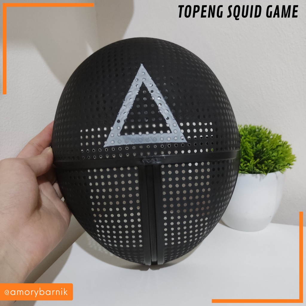 Jual Topeng Pesta Mainan Squid Game Korea ( Segitiga ) | Shopee Indonesia