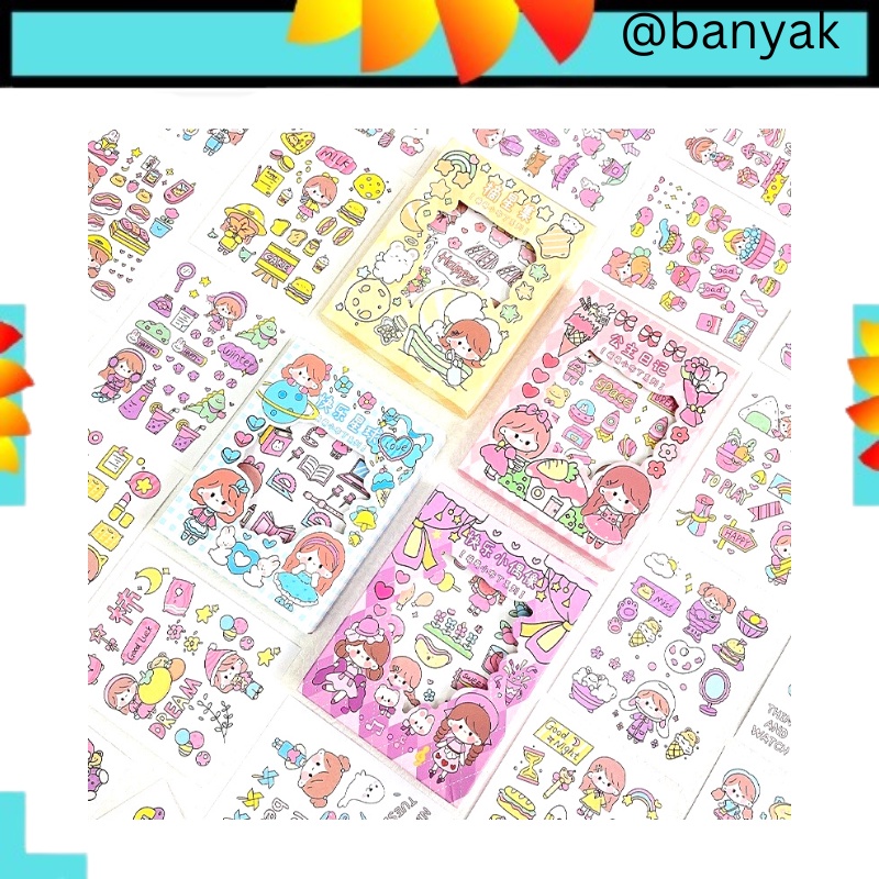 Jual Sticker Deco Aesthetic Lucu Momo Stiker Anti Air Tumblr DIY Hp ...