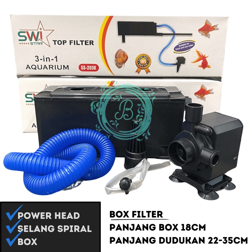 Jual SWI STAR SS-203K SS 203 K SET TOP FILTER AQUARIUM Setara Nikita ...