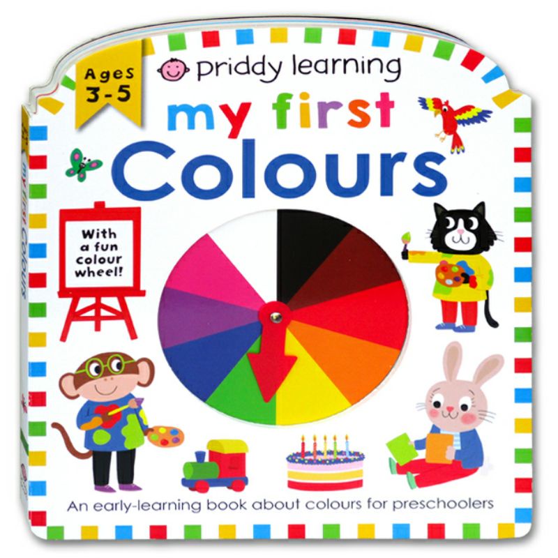 Jual Priddy Learning My First Colours Board Book With A Fun Colour Wheel! | Shopee Indonesia
