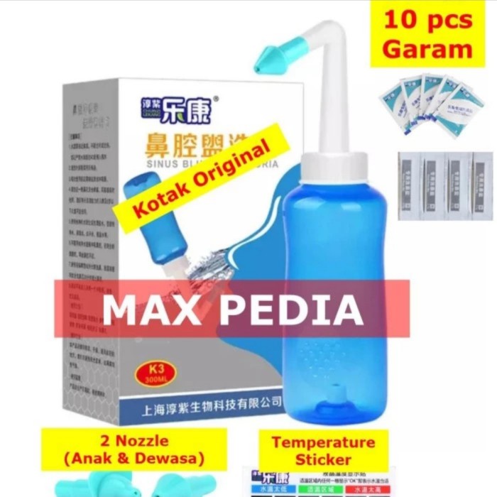 Jual New Nose Wash System Clean Sinus Nasal Pressure Neti Pot 300 ML ...
