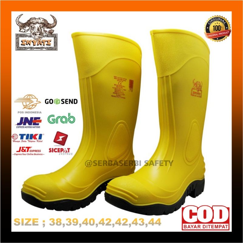 Jual Sepatu Safety Boots Wayna Inyati F1378 Safety Boots Pvc Original ...