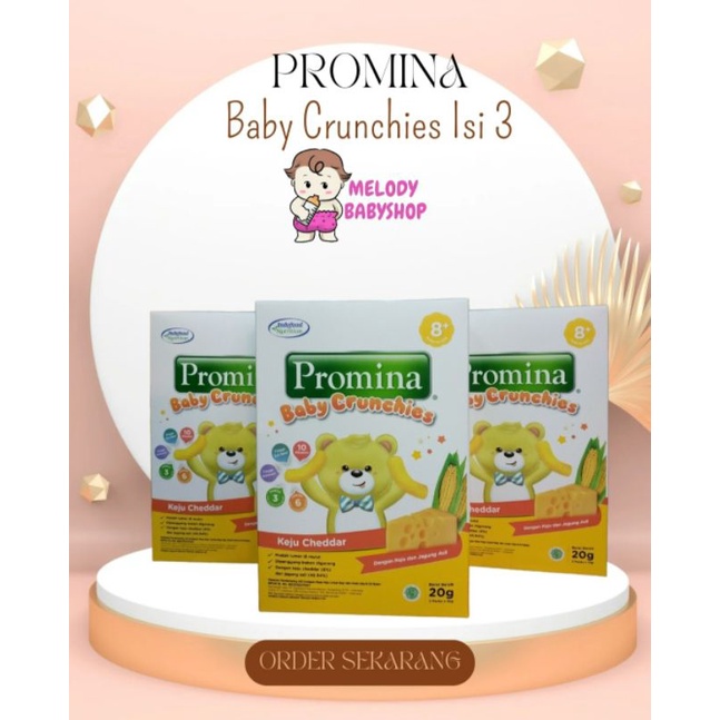 Jual PROMINA BABY CRUNCHIES ISI 3PCS | Shopee Indonesia