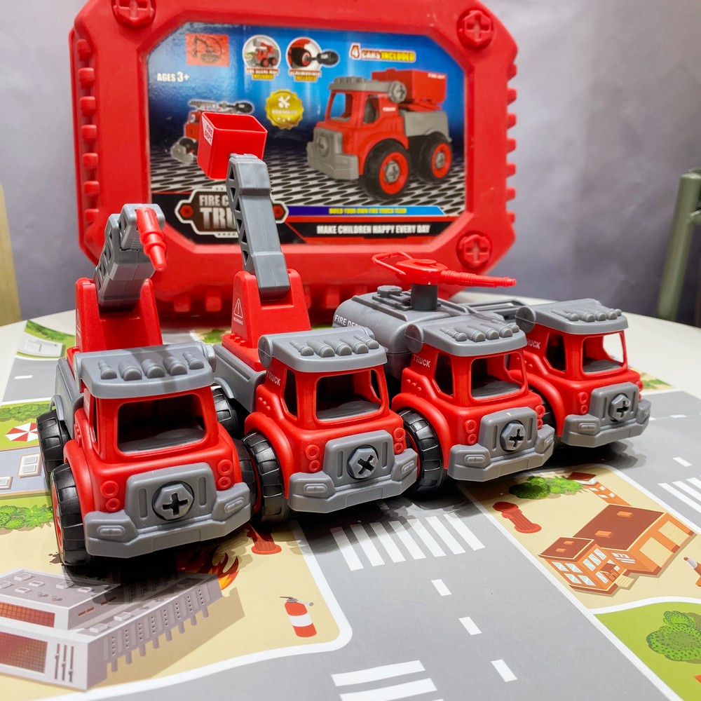 Jual Mainan Mobil Mobilan Set Koper Anak Mainan Edukasi DIY Mobil ...