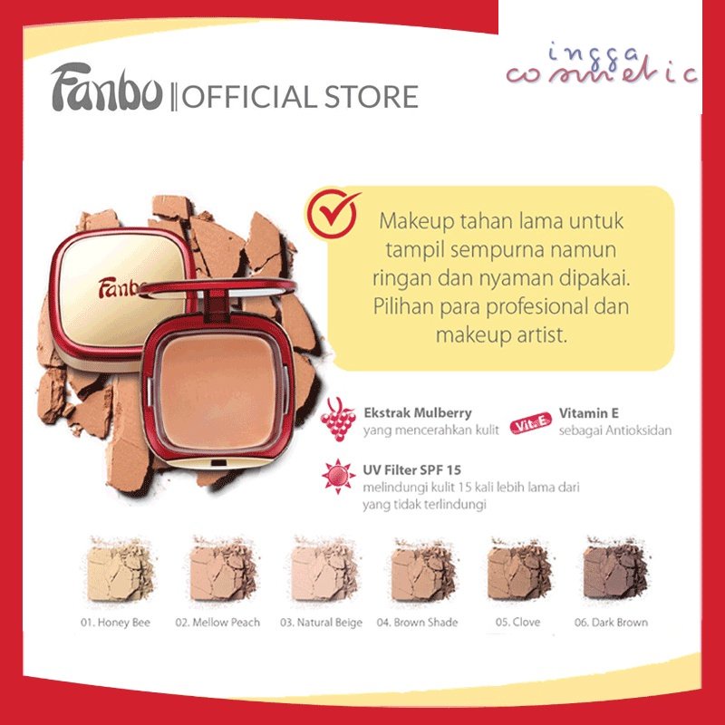 Jual Fanbo Professional Two Way Cake - SPF 15 - Make Up Artis ...