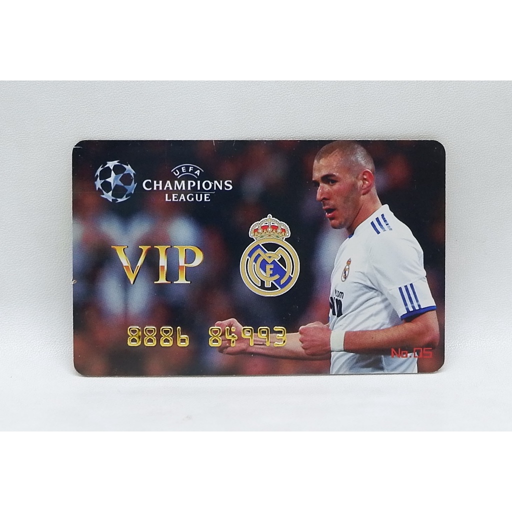 Jual Kartu Bola Liga Champion Karim Benzema Real Madrid | Shopee Indonesia