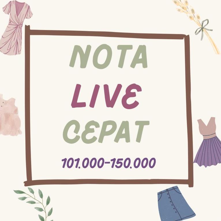 Jual NOTA LIVE VOUCHER DISKON (KODE 6783) | Shopee Indonesia