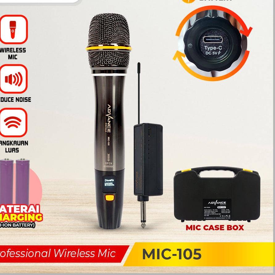 Jual SNT206 Advance Professional Wireless Microphone Single Mikropon ...