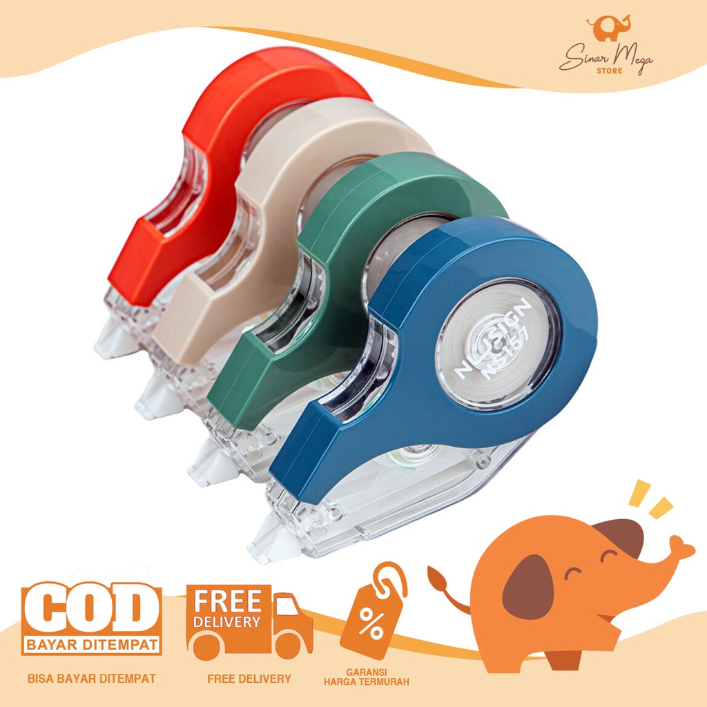 Jual Deli Nusign Correction Tape NS157 / Tipe X Kertas / Tip x Roll ...