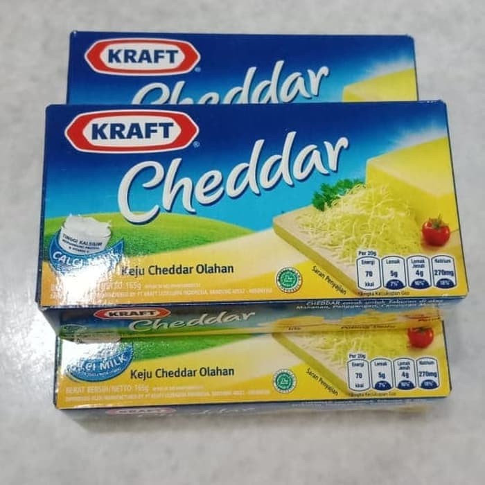 Jual Cheese Keju Cheddar Kraft 165gr | Shopee Indonesia